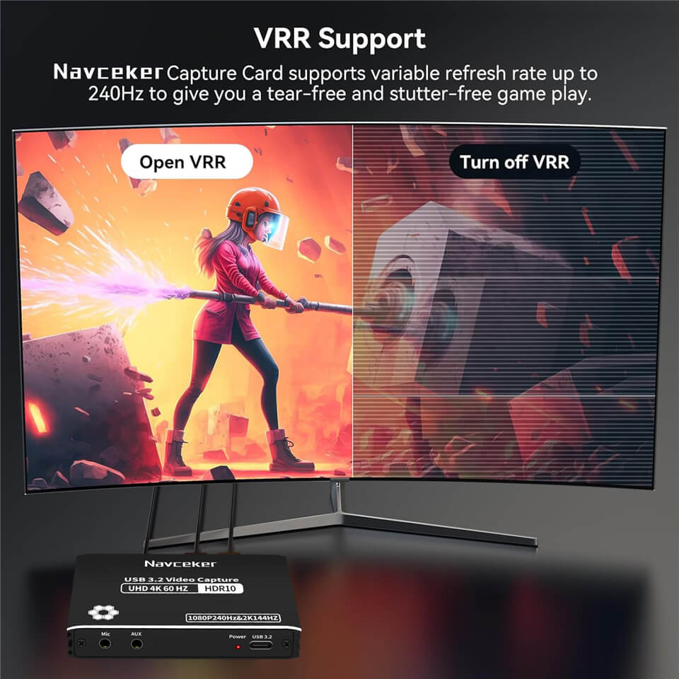 4K 60FPS USB 3.2 HDMI Video Capture Card Streaming 120FPS for PS5 XBox ...